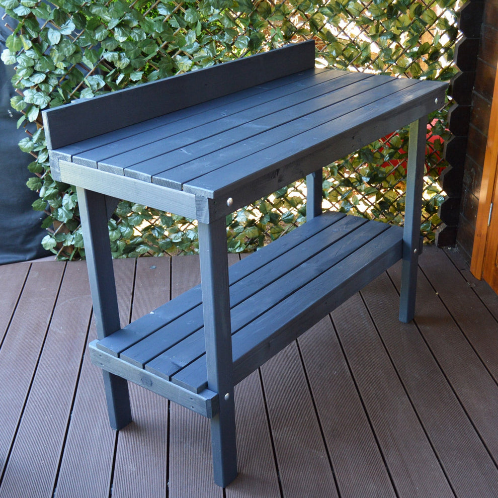 Outdoor Wooden BBQ Table – Greenfields Wood Store